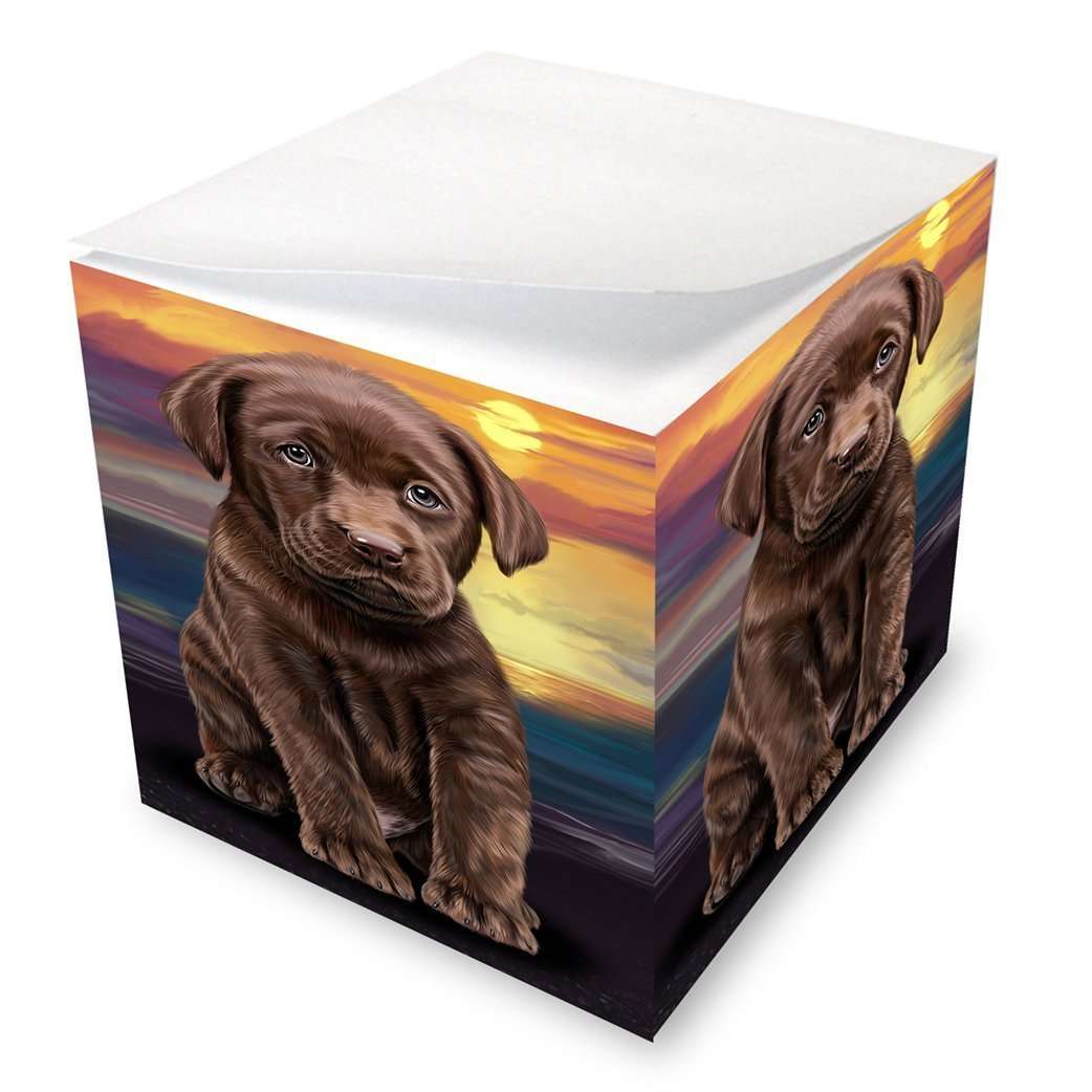 Labrador Dog Note Cube